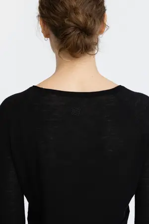 ALAS Merino Wool Sheer Top