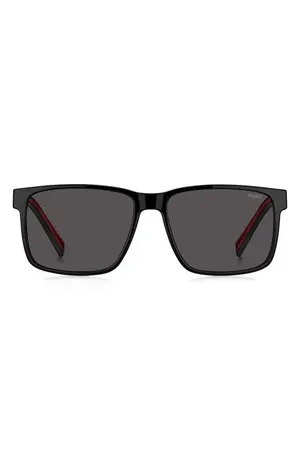 BOSS 57mm Navigator Sunglasses - Black/grey