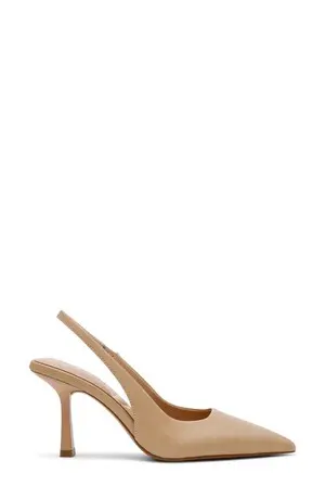 Anne Klein Pointed-toe Slingback Pumps - Biscotti