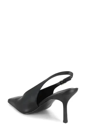 KENNETH COLE Aerial Slingback Pump - Black Leather