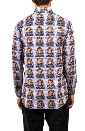 MACEOO Fibonacci Stretch Ascension 3319 Contemporary Fit Button-up Shirt