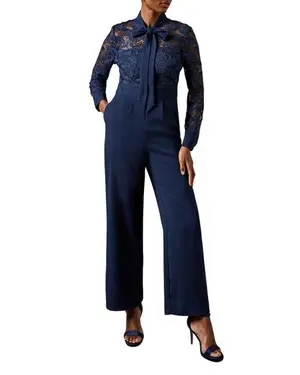 Coast Lace Up Jumpsuits