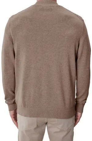 Robert Barakett Gellar Half Zip Sweater - Pottery