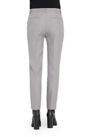 TAHARI ASL Herringbone Cigarette Trousers