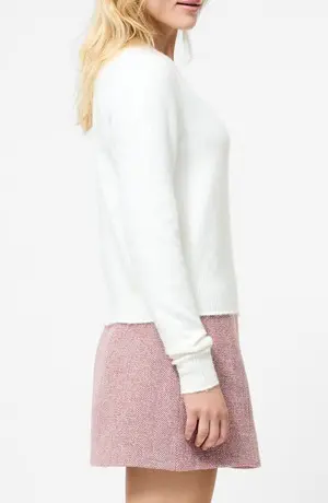 French Connection Ellie Crewneck Sweater - Porcelain Cream