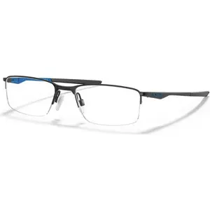 Oakley 54mm Rectangle Eyeglasses Black/blue