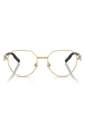 Dolce & Gabbana 51mm Phantos Optical Glasses - Gold/demo Lens