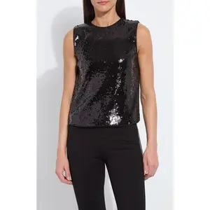 Lyssé Adaline Sequin Shell Top