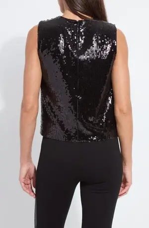 Lyssé Adaline Sequin Shell Top