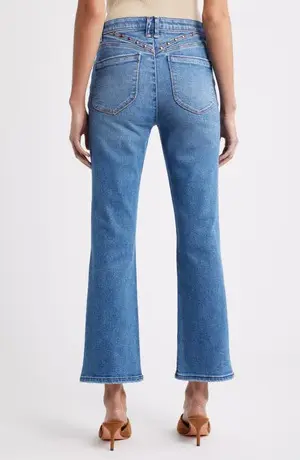 Wit & Wisdom Bennett Studded Bootcut Jeans