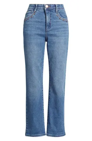 Wit & Wisdom Bennett Studded Bootcut Jeans