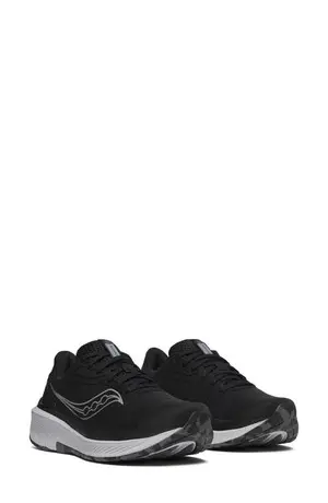 Saucony Echelon Hybrid Running Shoe - Black/silver