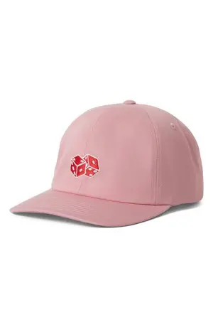 Brixton Embroidered Baseball Cap - Pink Sorbet