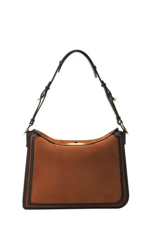 Lanvin Embossed Shoulder Bags