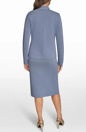 Donna Karan New York Double-breasted Knit Blazer - Tempest