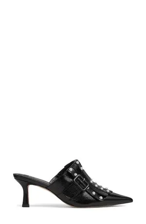 LK BENNETT Studded Mules - Black