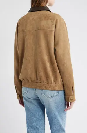 THREAD & SUPPLY Faux Suede Chore Coat