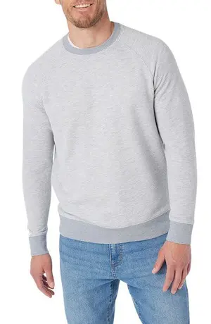 FAIR HARBOR Tailwind Textured Sweatshirt - Heather Grey