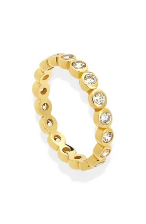 MOD + JO Nina Round Bezel Eternity Ring - Gold