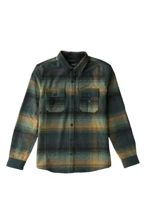 ROARK Nordsman Plaid Flannel Snap-up Overshirt