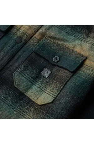 ROARK Nordsman Plaid Flannel Snap-up Overshirt