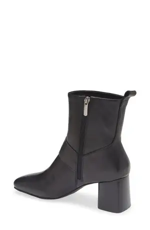 CHOCOLAT BLU Leather Bootie - Black Leather