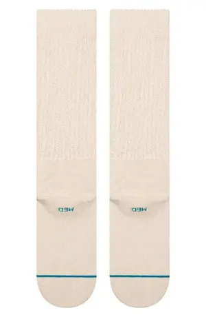 Stance Icon Slouch Crew Socks - Oatmeal