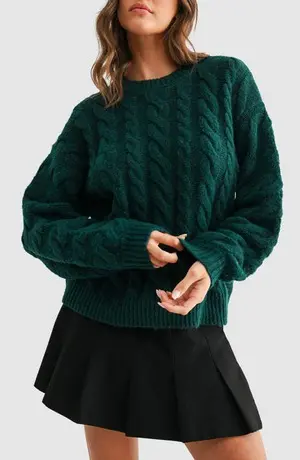 All In Favor Crewneck Knitwear For Women