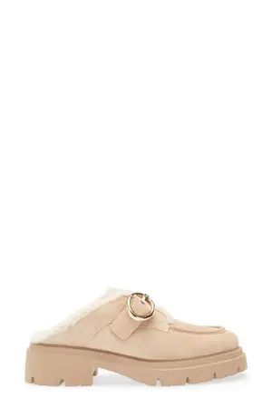 STUART WEITZMAN Benni Genuine Shearling Mule