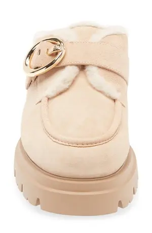 STUART WEITZMAN Benni Genuine Shearling Mule