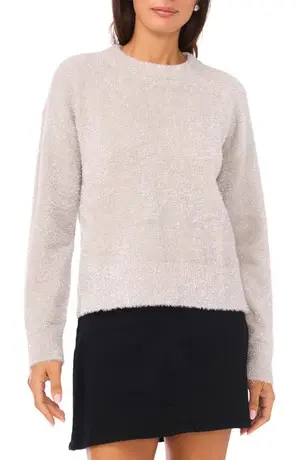 Vince Camuto Metallic Eyelash Sweater