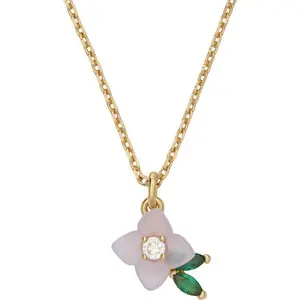 Kate Spade New York Appreciate You Flower Pendant Necklace - Blue Multi