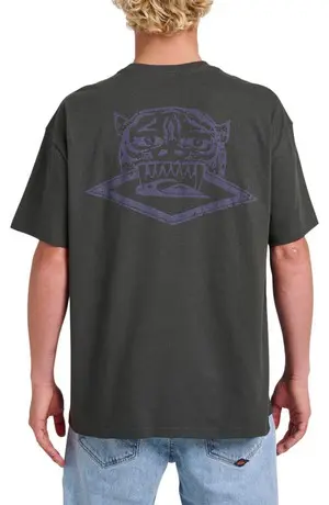 Quiksilver Jungle Cat Oversize Graphic T-shirt