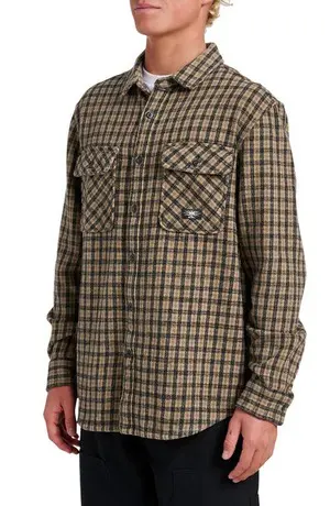 Quiksilver Mercury Sandstrokes Flannel Button-up Shirt