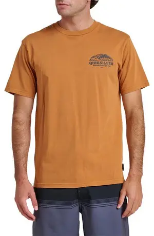 Quiksilver Going Left Graphic T-shirt - Almond