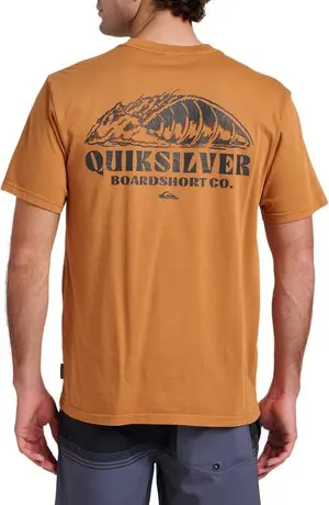 Quiksilver Going Left Graphic T-shirt - Almond
