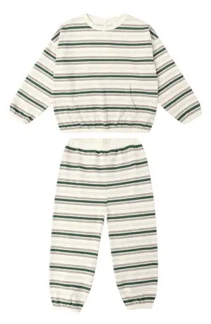 RYLEE + CRU Stripe Cotton Top & Pants Set
