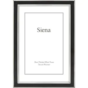 SIENA Narrow Enamel 4 X 6-inch Picture Frame - Black