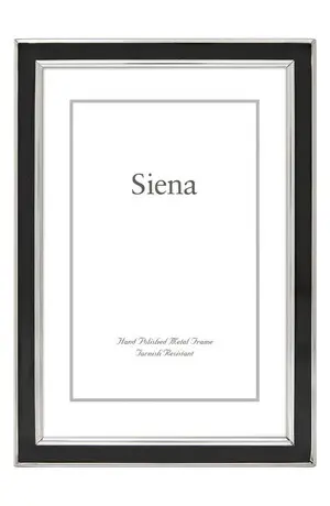 SIENA Narrow Enamel 8 X 10-inch Picture Frame - Black