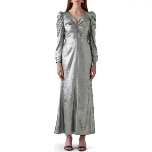 LK BENNETT Lility Foil Maxi Dress