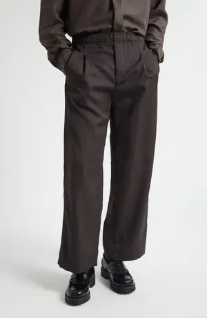 Our Legacy Leisure Pleated Virgin Wool Trousers