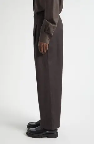 Our Legacy Leisure Pleated Virgin Wool Trousers