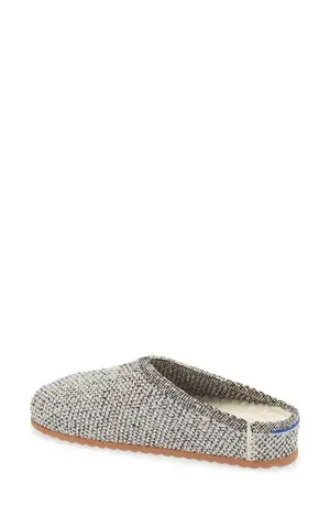 Rothy's Faux Shearling Lined Clogs - Cookies And Cream Boucle