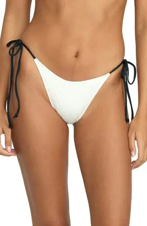 Volcom Tie Side Bikini Bottoms - Star White