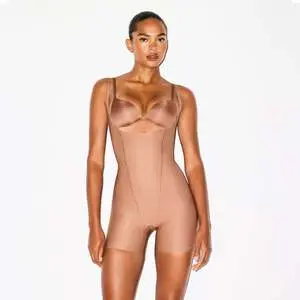 SKIMS Body Core Sculpt Mid Thigh Bodysuit Sienna