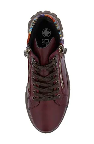 RIEKER Heikie 05 Boots - Vino/orange Multi/vino Rosso
