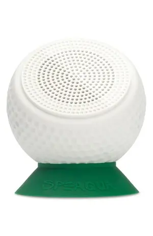 SPEAQUA Barnacle Pro 2.0 Waterproof Bluetooth Speaker - Golf White/green