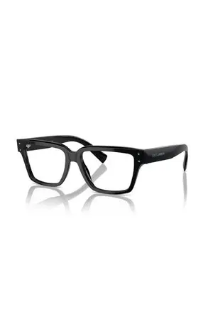 Dolce & Gabbana 55mm Square Optical Glasses - Black