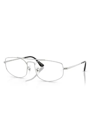 Ray-ban Irregular Optical Glasses - Silver