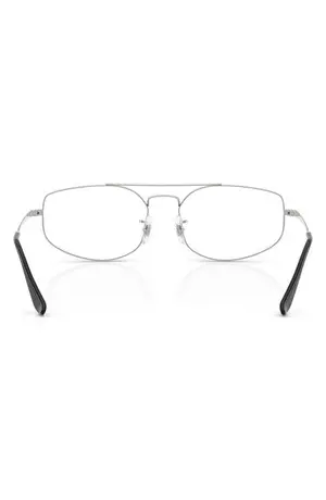 Ray-ban Irregular Optical Glasses - Silver